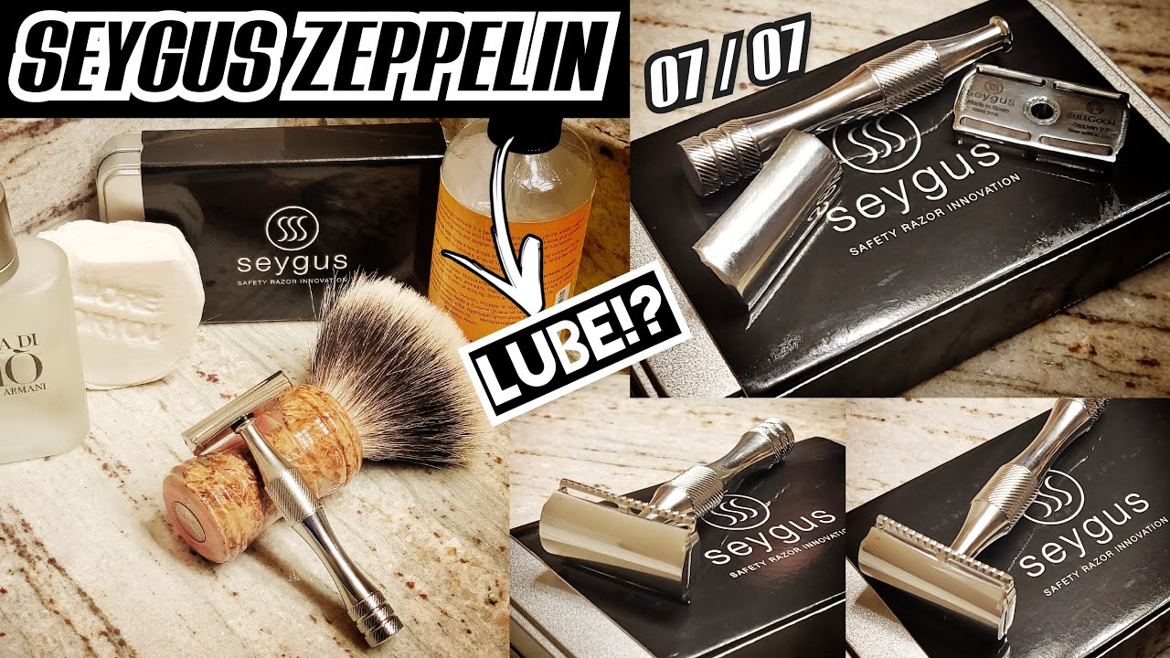 SEYGUS ZEPPELIN 07/07 "AGGRESSIVE" SAFETY RAZOR REVIEW | XXX LATHER ...