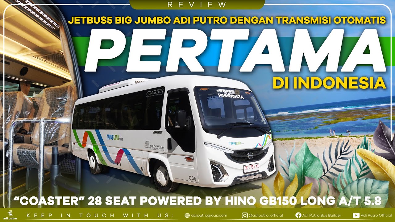Pertama di Indonesia! Jetbus5 Big Jumbo Dengan Transmisi Otomatis ...
