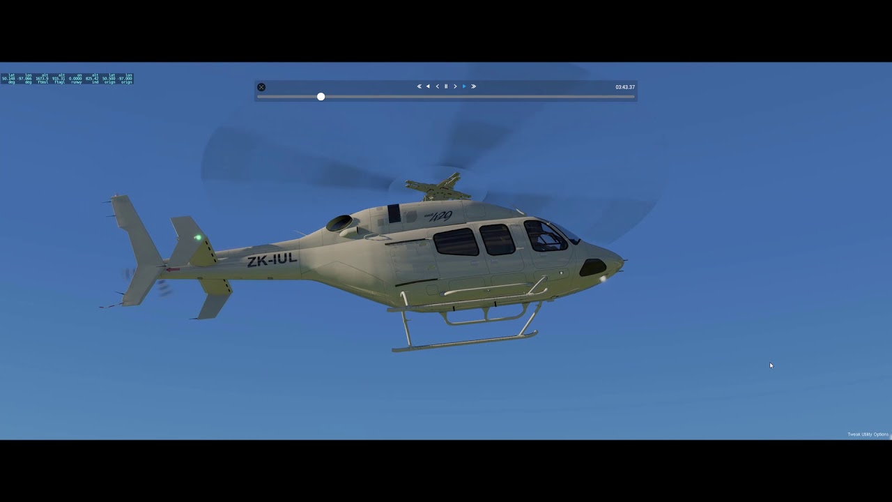 Xplane 11 - Bell 249 - YouTube