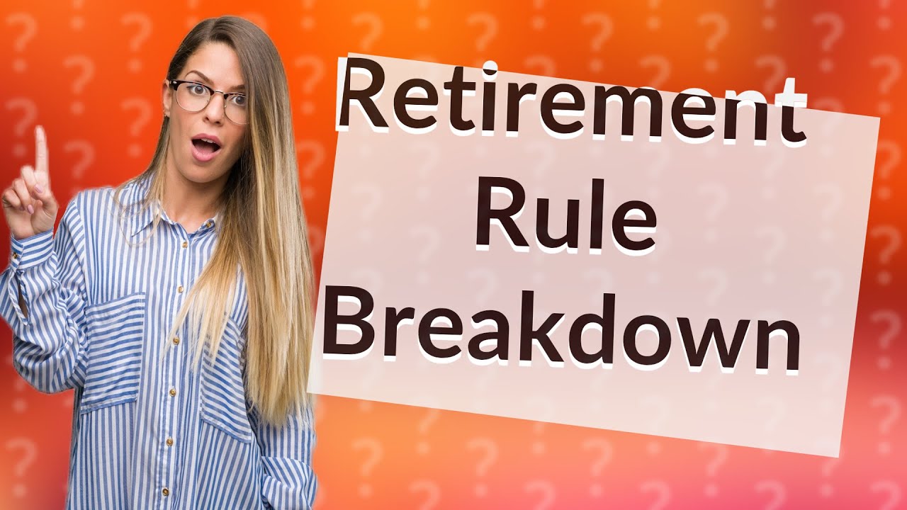 What is the 25x rule for retirement? - YouTube