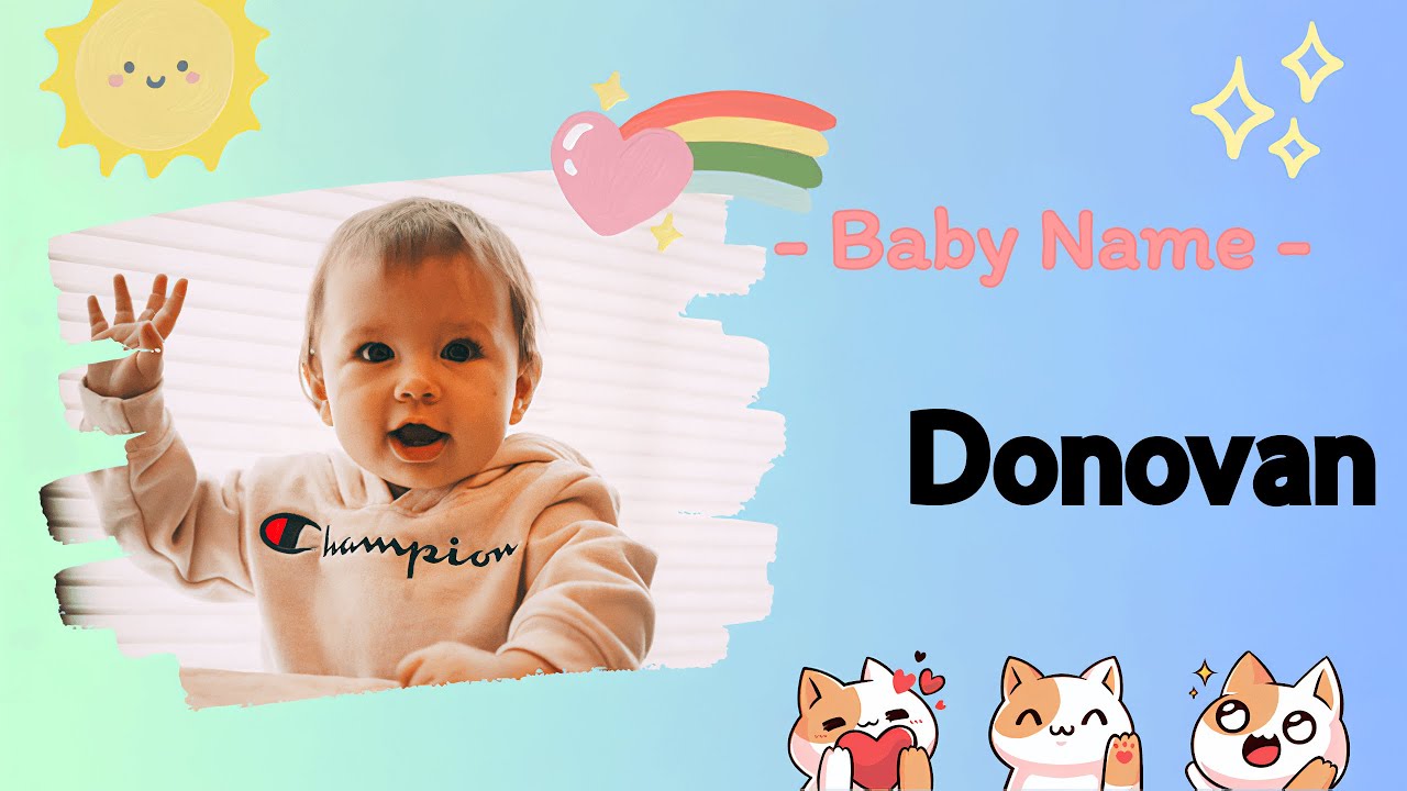 DONOVAN | Donovan name meaning | Boy Name Meaning | Little dark prince ...