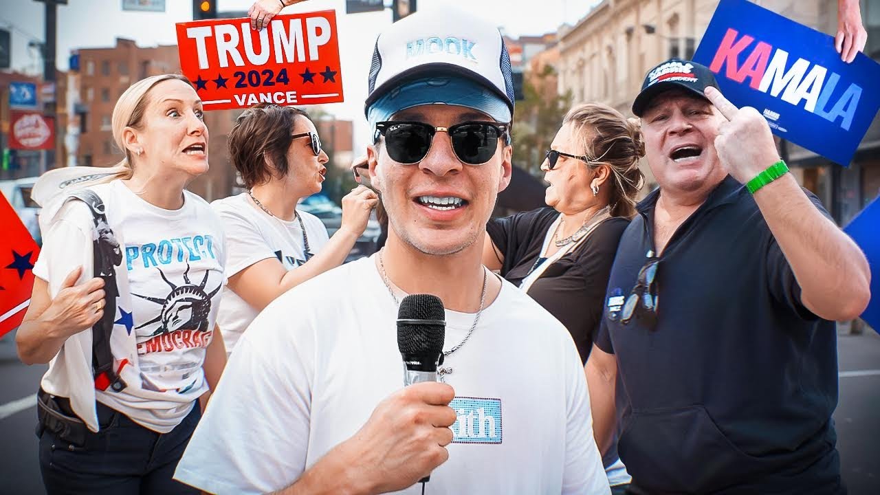 Trump Supporter Trolls Angry Liberals - YouTube