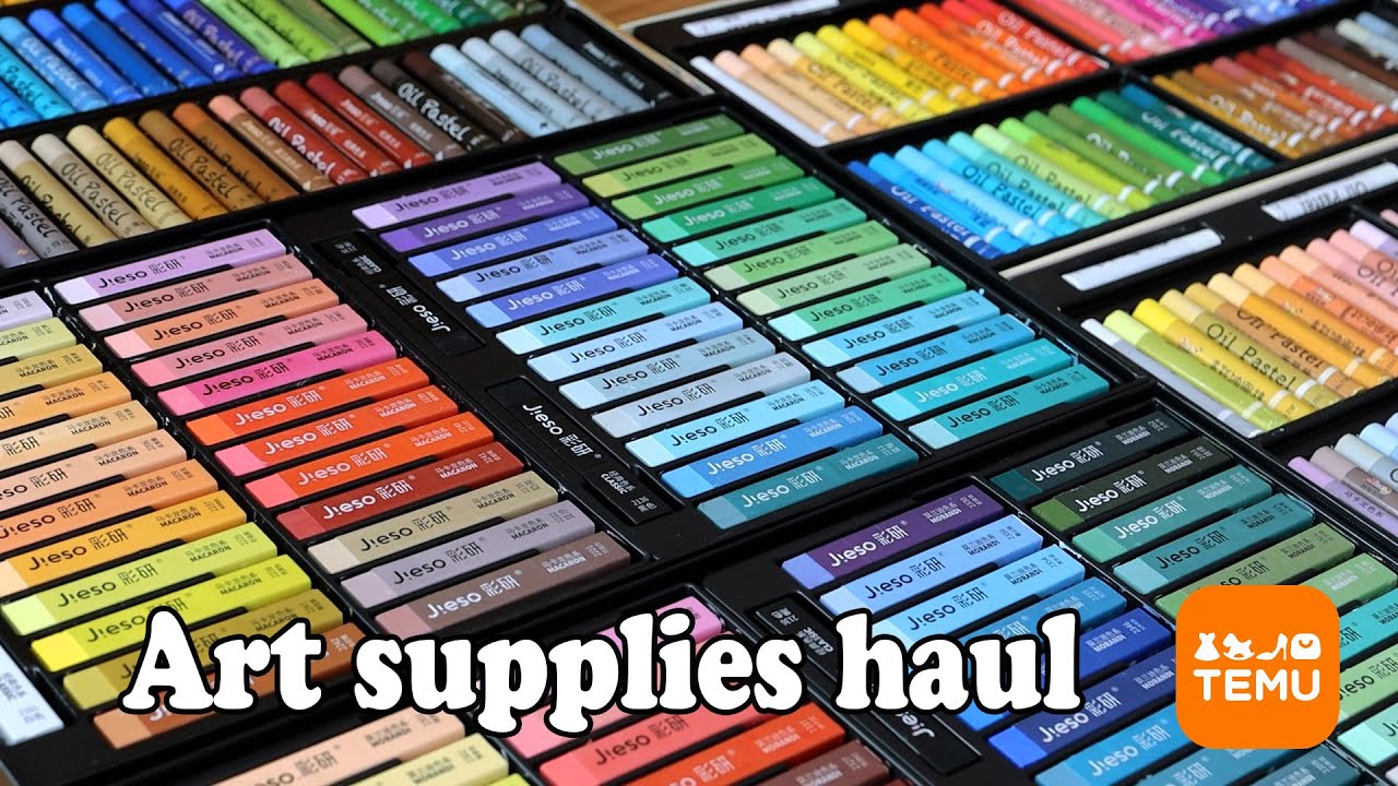 TEMU Art Supplies Unboxing & Review - Surprisingly Impressive - YouTube