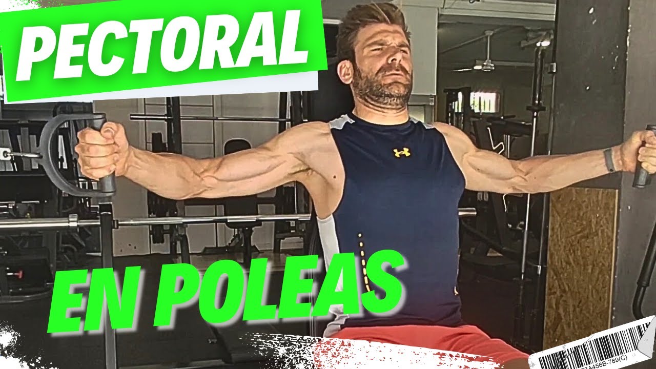 MIS EJERCICIOS para PECTORAL en Poleas - YouTube