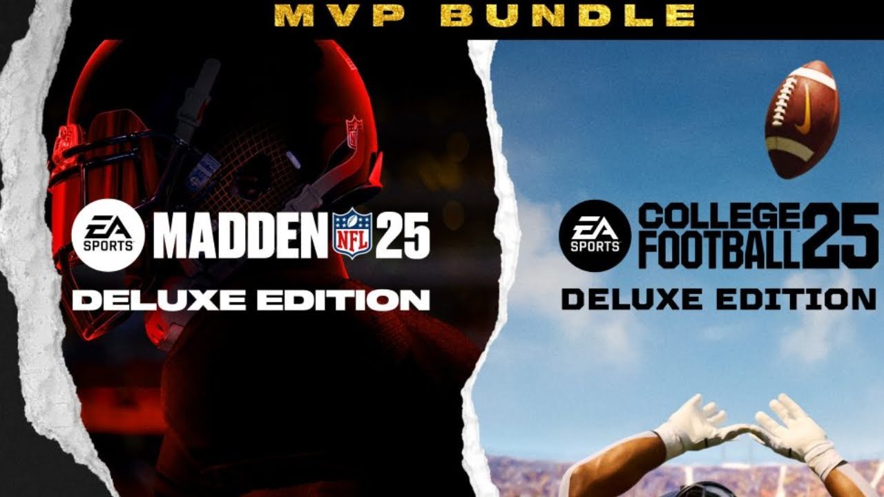 NCAA COLLEGE FOOTBALL 25 & MADDEN 25 MVP BUNDLE INFO PRE ORDER NOW ...