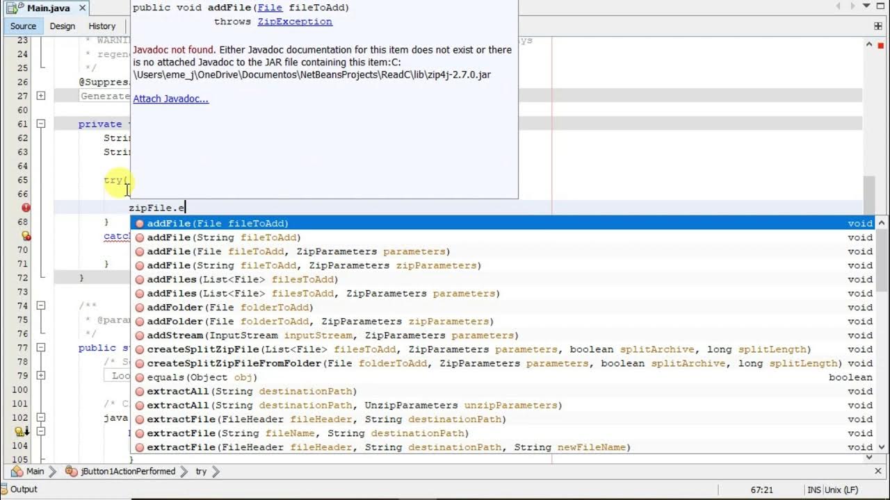 Extraer ZIP usando zip4j | Netbeans - YouTube