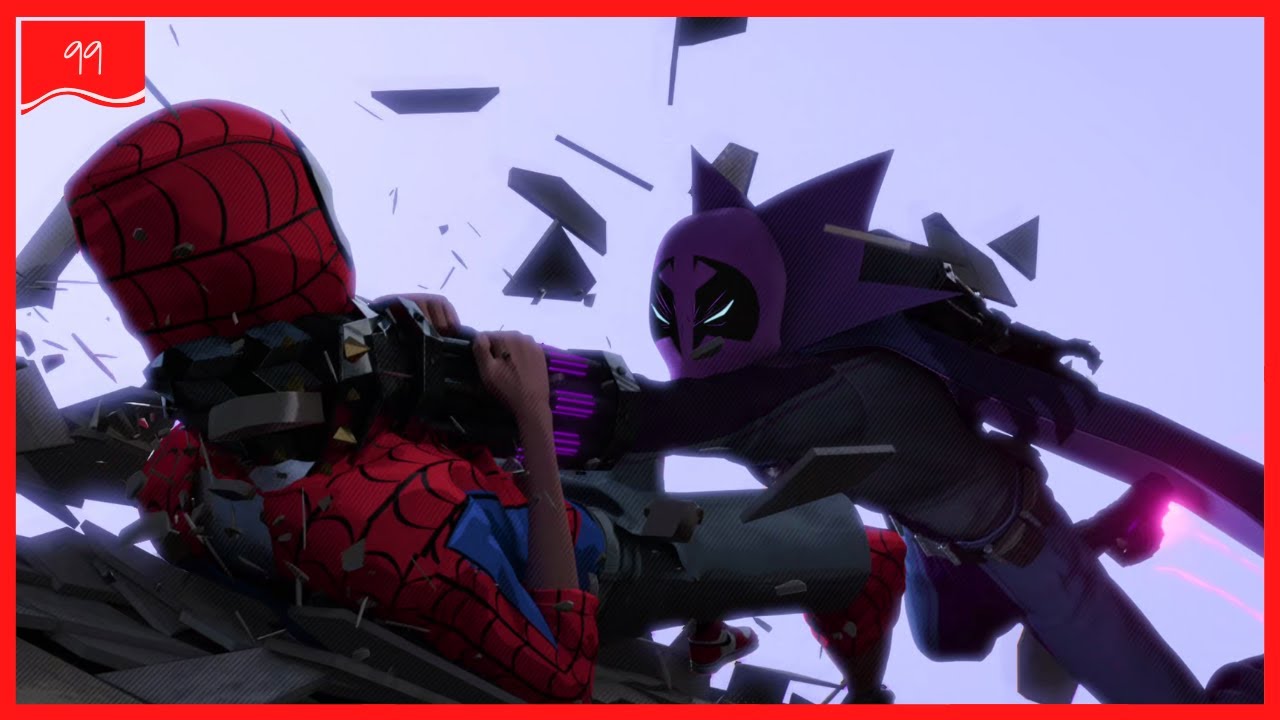 Miles Morales vs Prowler (Full Fight) [4k] | Spiderman Into the Spider ...