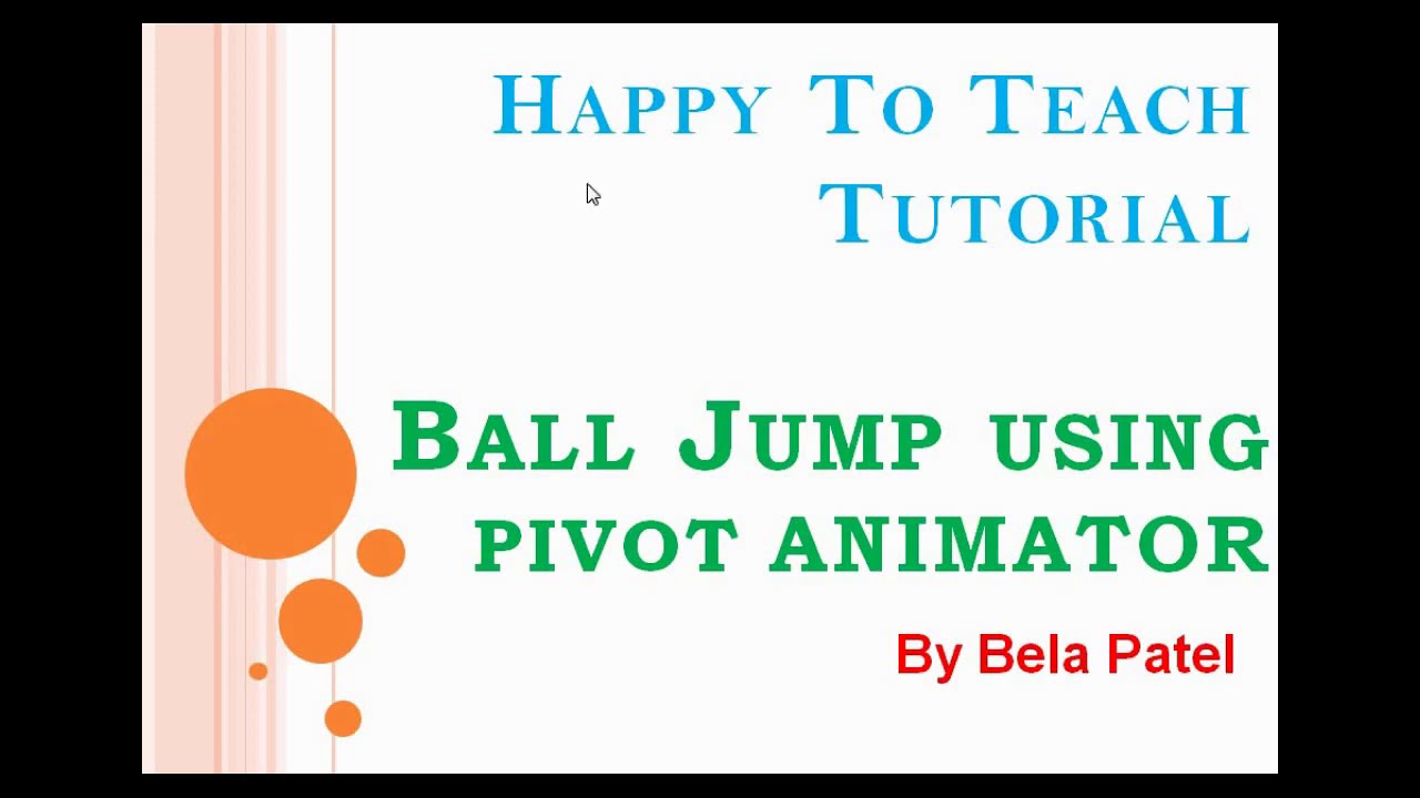 BALL JUMP USING PIVOT ANIMATOR - YouTube