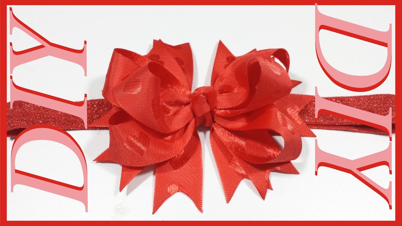 Como Hacer Lazos DIY #17 Lazo Boutique San Valentin - YouTube