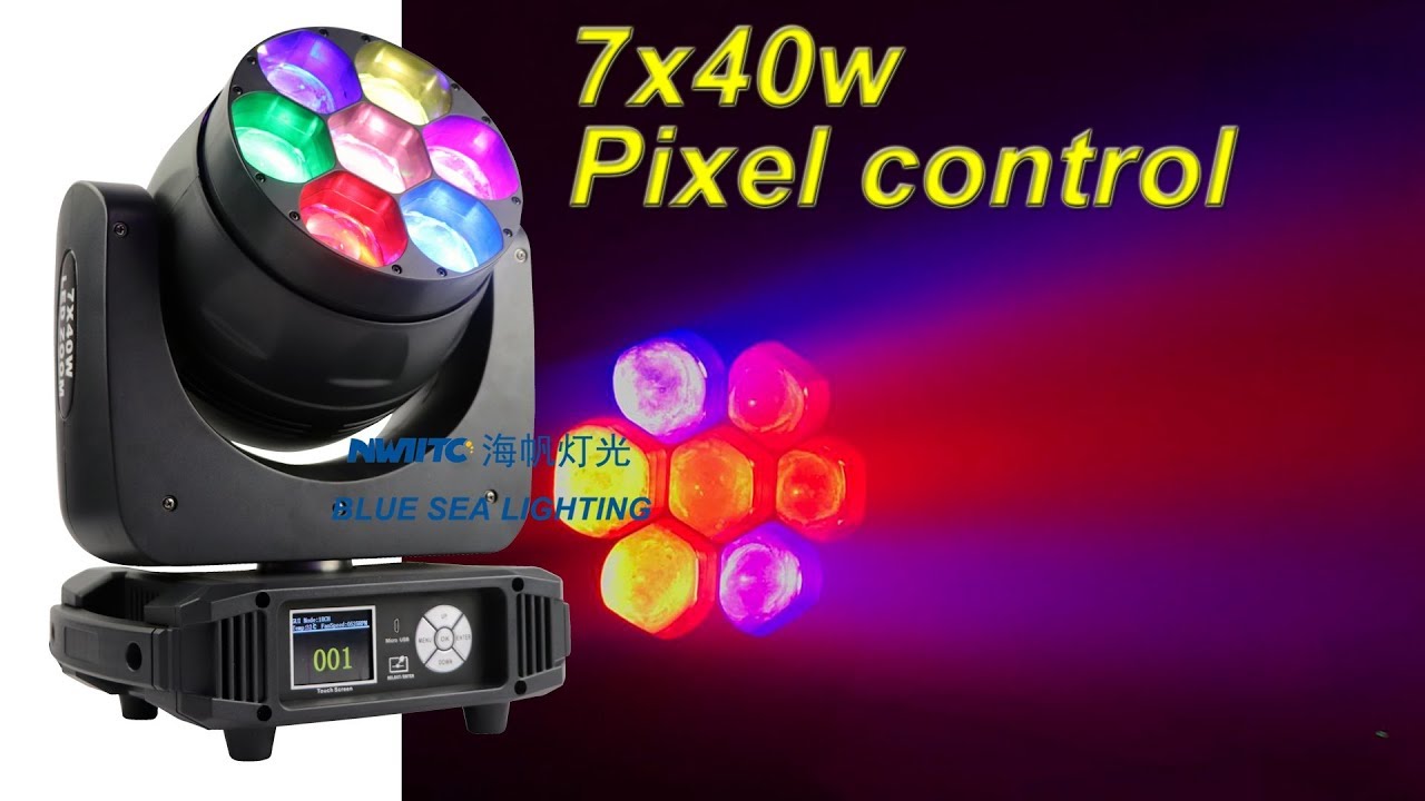 Splendor lighting concert big events 7x40w pixel control beam wash led ...