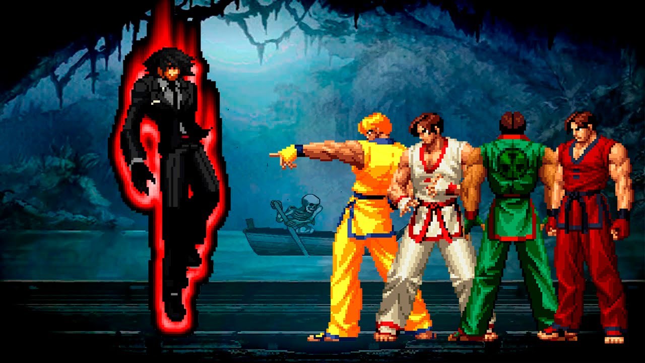 [KOF Mugen] Kulou vs Kim Kaphwan Team - YouTube