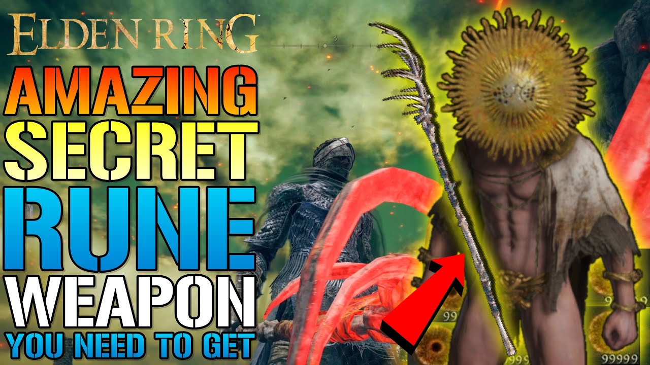 Elden Ring: AMAZING SUPER RARE WEAPON! Celebrants Rake! Gives you RUNES ...