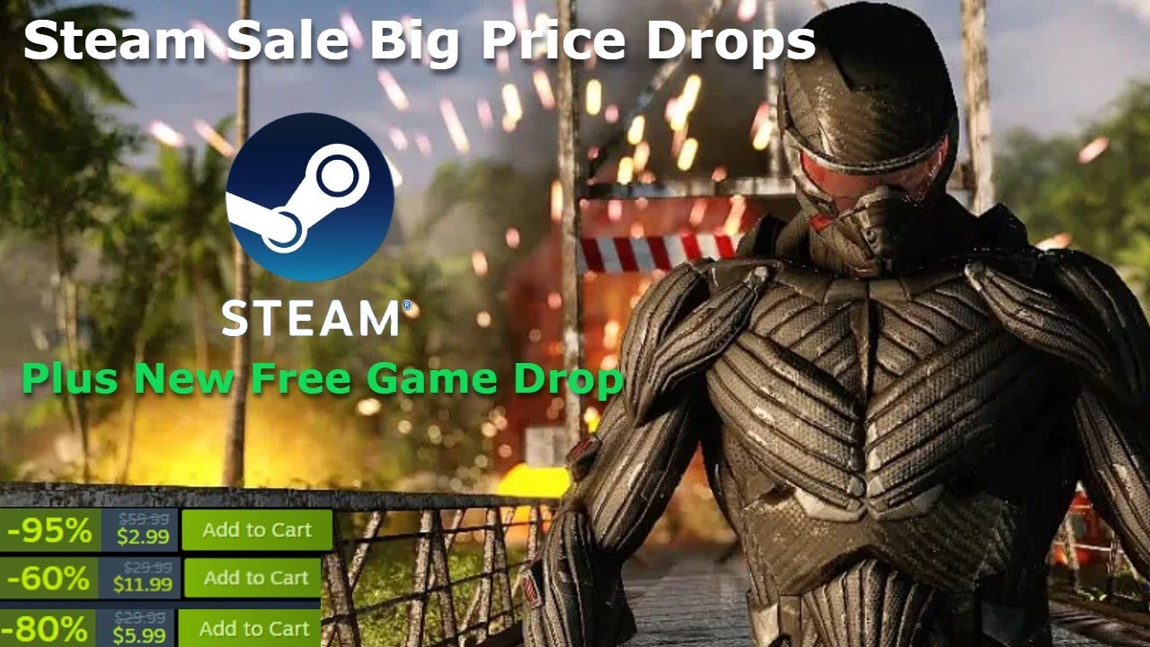 Big Steam Discounts July 26th-Aug 1 Plus New Free Game drop - YouTube