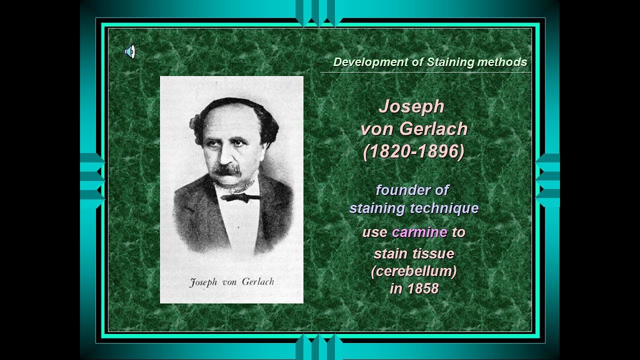 Biography of Joseph Von Gerlach and his discoveries in Histology - YouTube