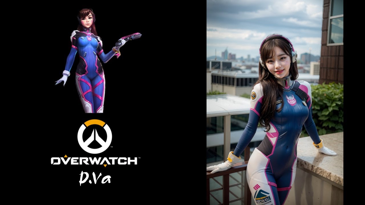 Overwatch D.Va Cosplay - YouTube