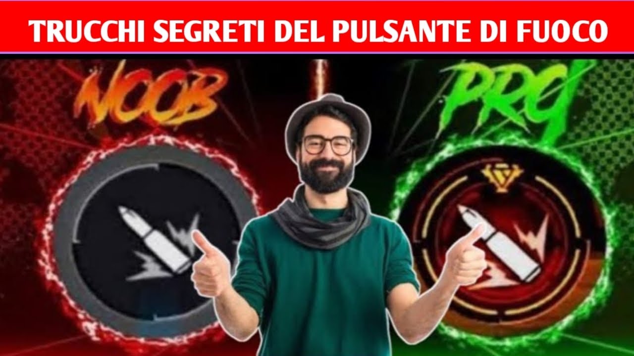 Trucco segreto del PULSANTE DI FUOCO in Free Fire! Impostazioni del ...