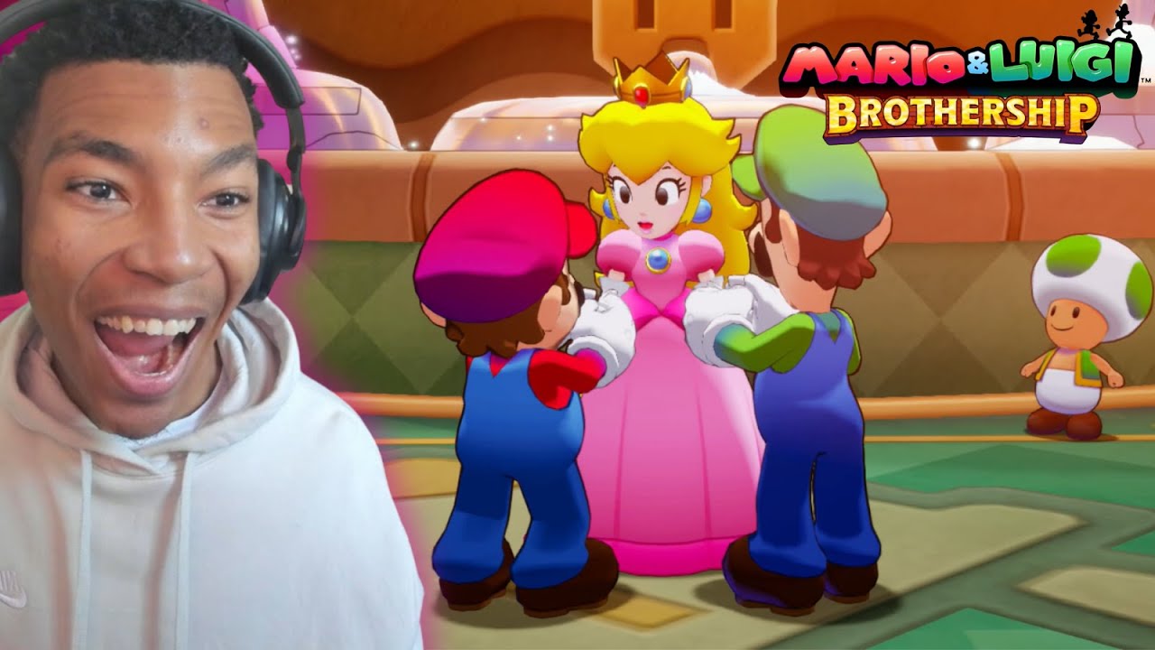Mario and luigi Brothership Peach Is Finally Here - YouTube