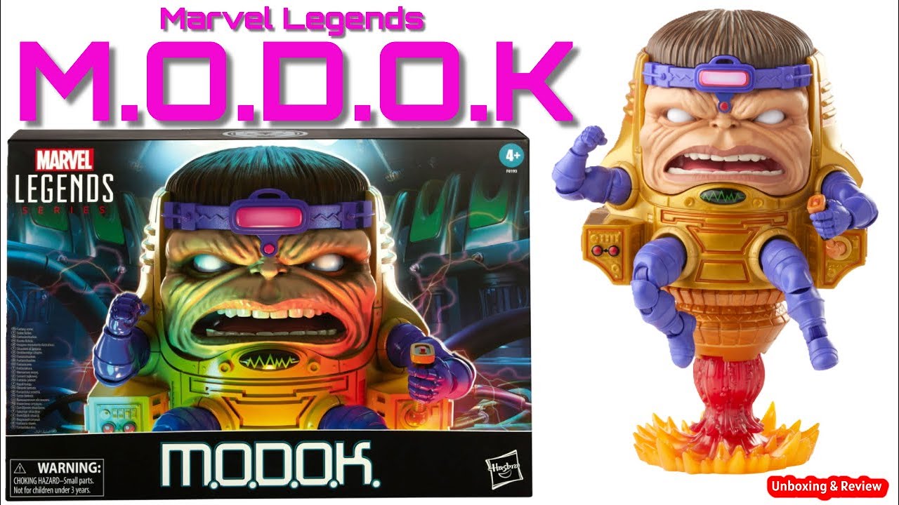 Marvel Legends MODOK ( M.O.D.O.K ) Deluxe Action Figure Unboxing ...