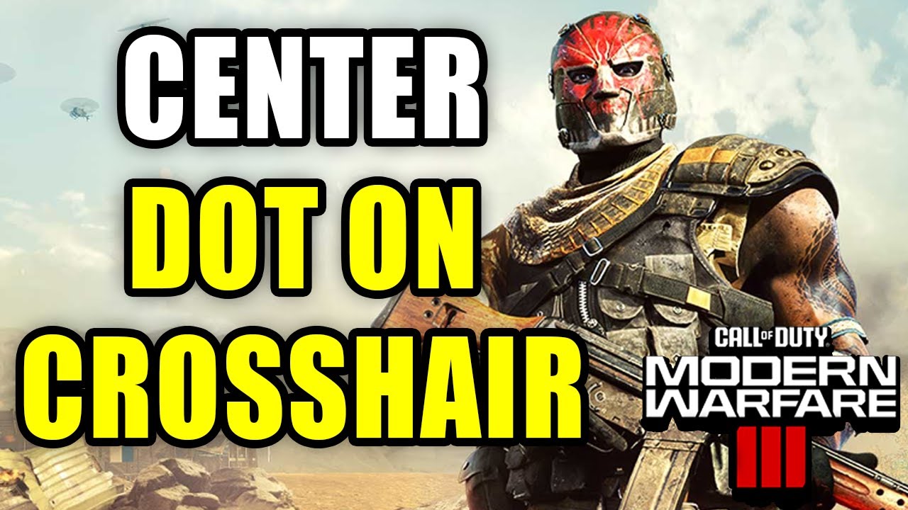 How to Add Center Dot to Crosshair in COD MW3 (Fast Tutorial) - YouTube