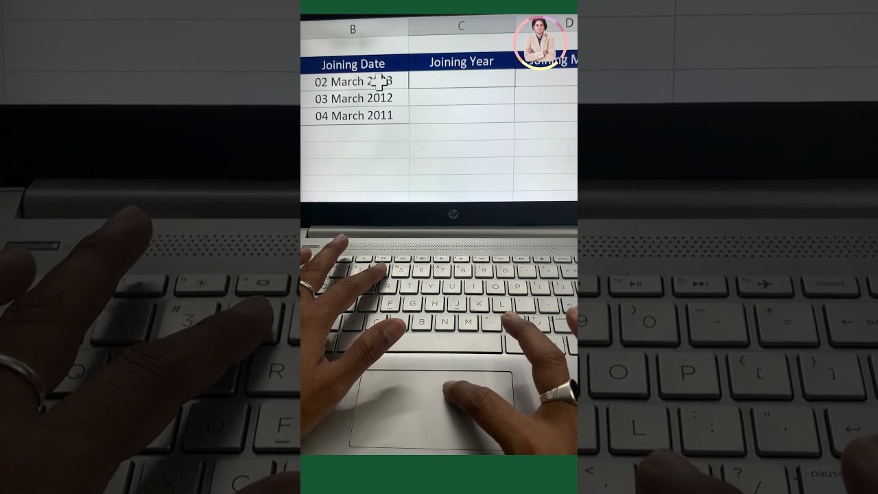 How To Use Year Formula In Excel excel shorts YouTube How To Use Year Formula In Excel excel shorts YouTube