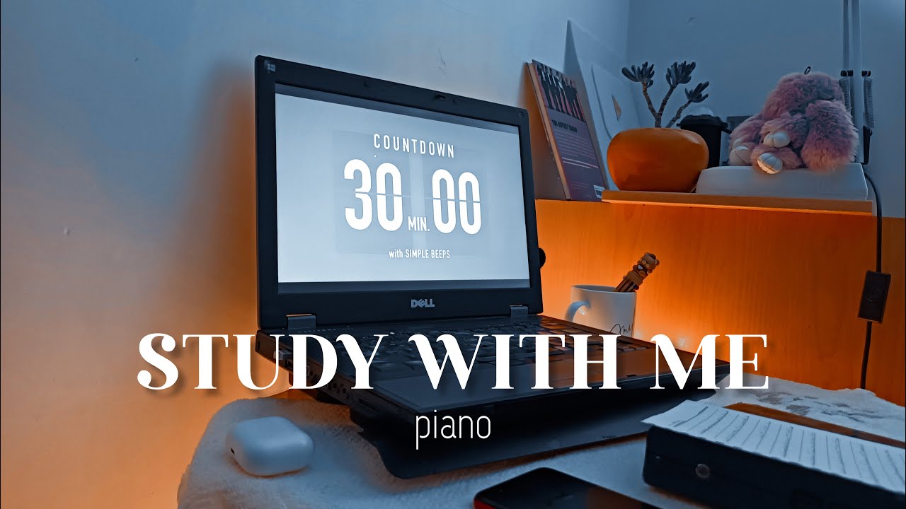 study with me:30 min study with me night_lofi _no break_📚 - YouTube