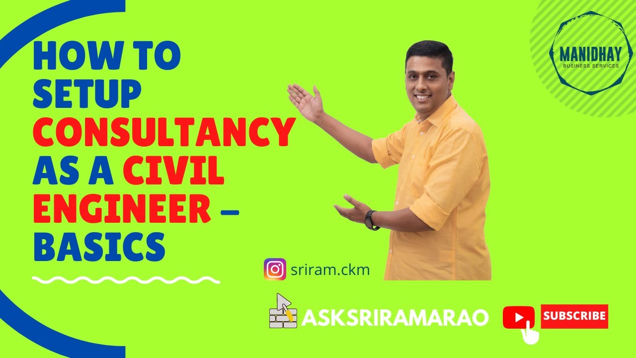 BASICS OF SETTING UP A CONSULTANCY AS A CIVIL ENGINEER - YouTube