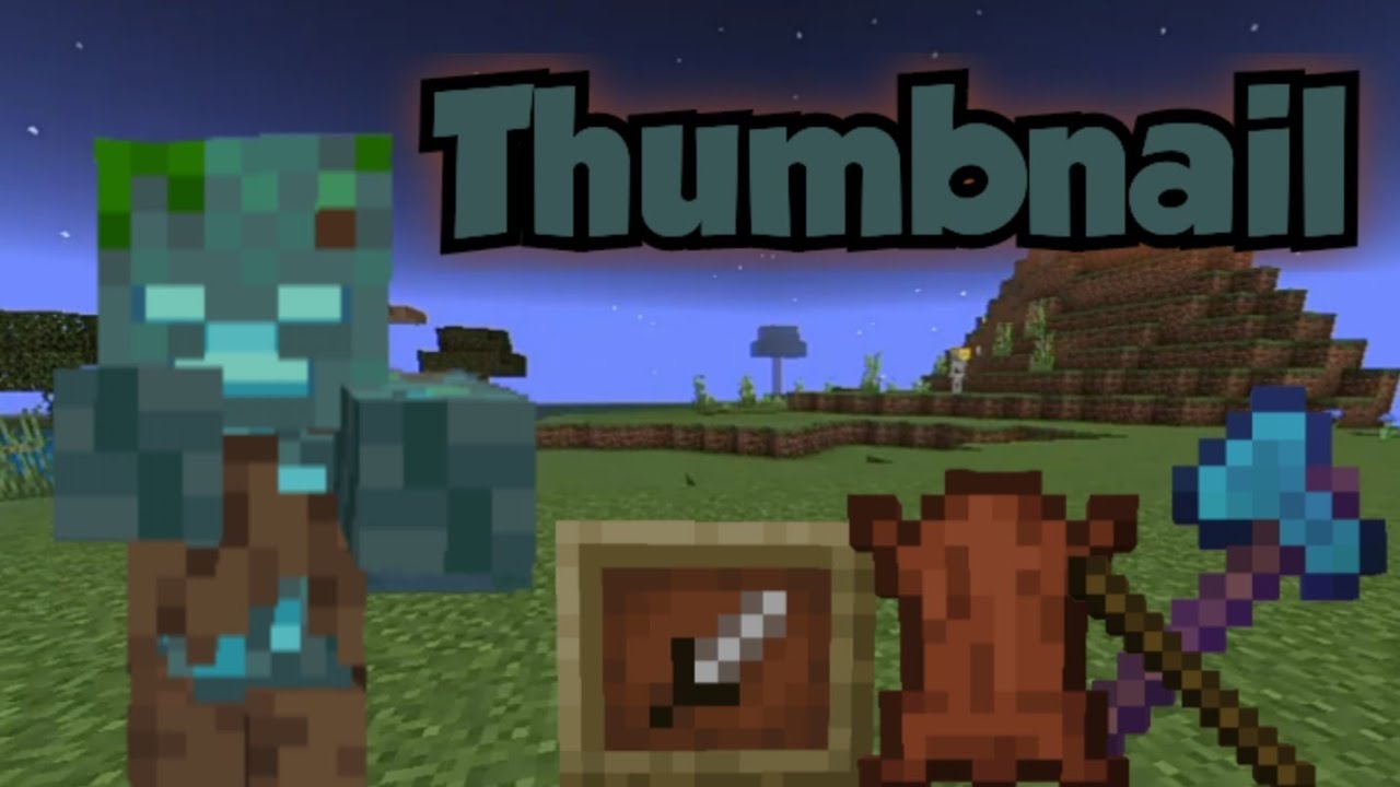 Tutorial básico de como fazer uma thumbnail de mine - Minecraft ...