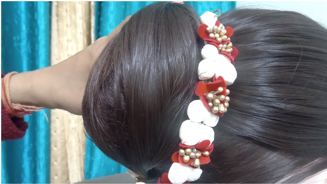 Easy trick for Party Hairstyle || New and quick hairstyle for girls ...