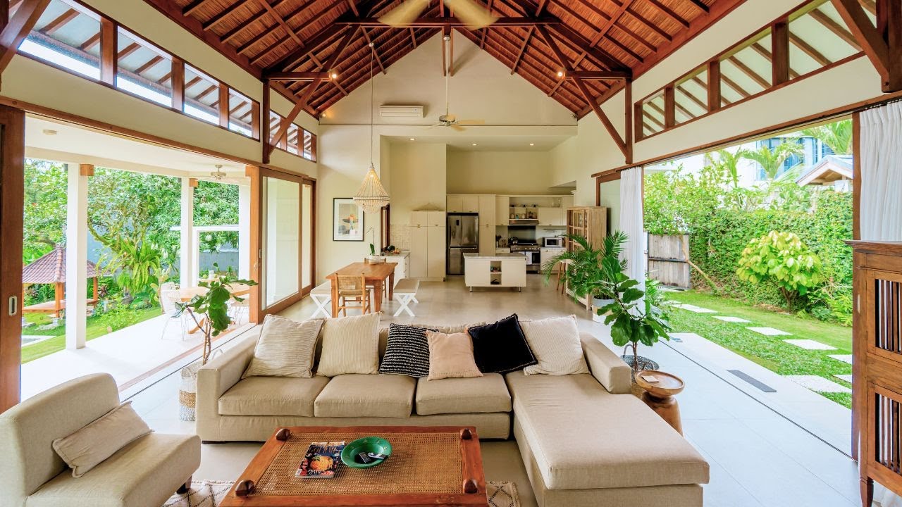 Experience Bali Living: Stylish Bali Villa Close to the Beach! - YouTube