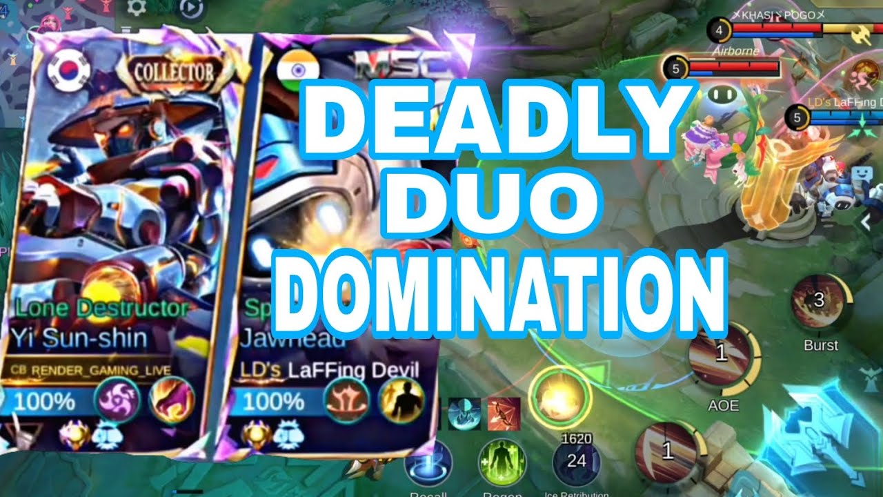 Deadly duo dominating immortal lobby #mlbb#gaming - YouTube