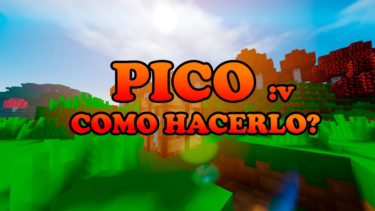 Minecraft - Cómo hacer un pico? - El mejor tutorial de minecraft!! :v ...