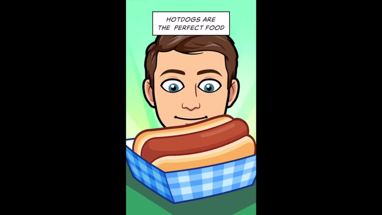 Hotdogs are the perfect food!!! | Bitmoji Stories #48 - YouTube