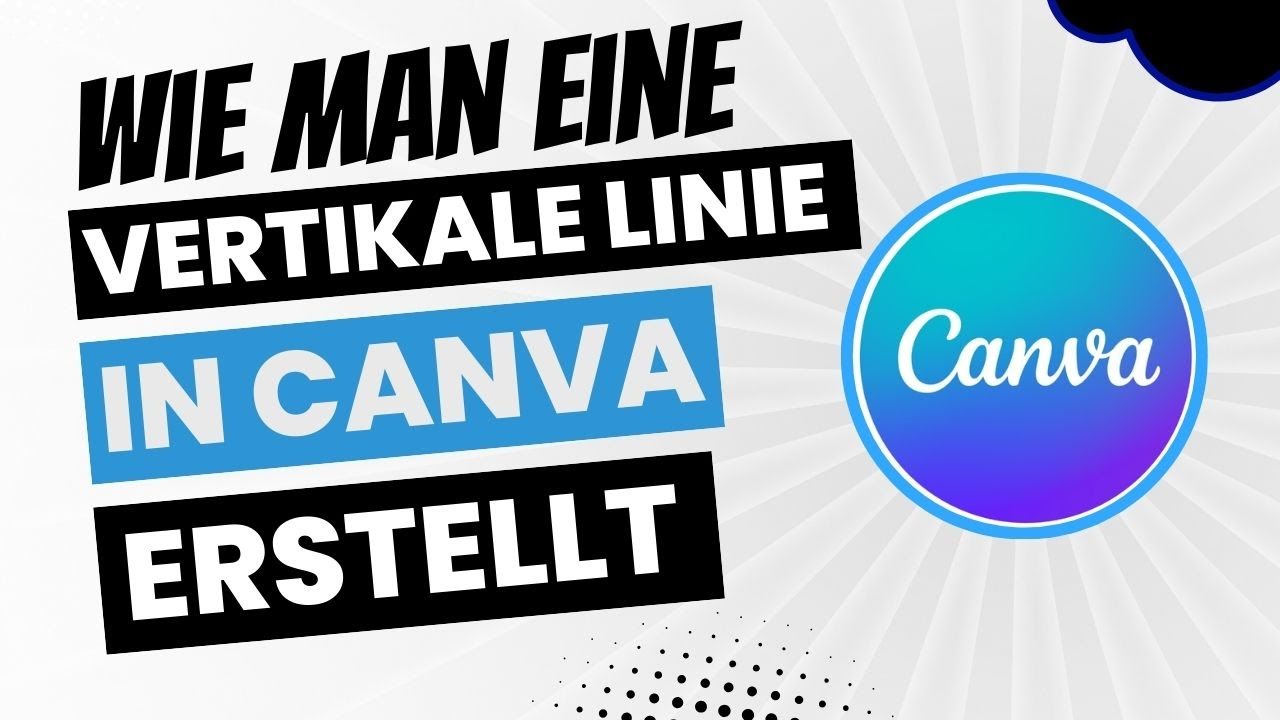 Wie man eine vertikale Linie in Canva erstellt - YouTube