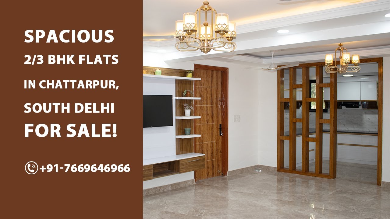 Discover your dream home in a spacious 2 BHK flat at Chattarpur Enclave ...