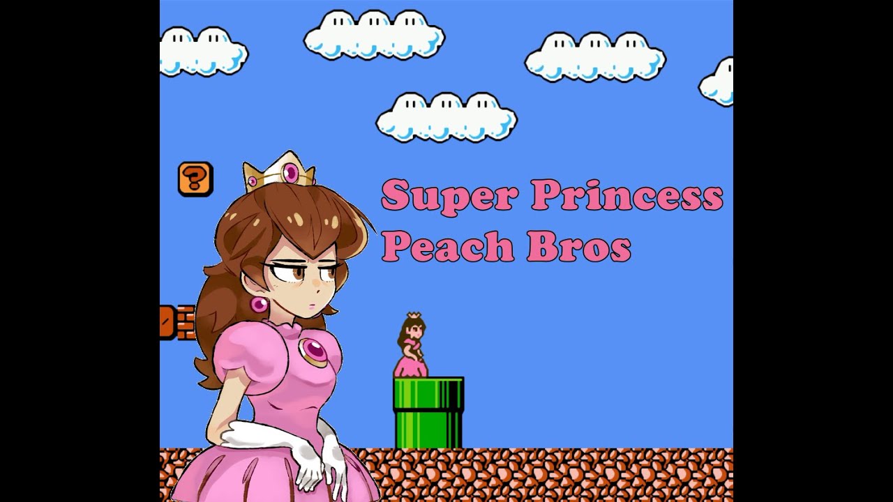 Ночные посиделки - Super Princess Peach Bros ( хак SMB1) - YouTube