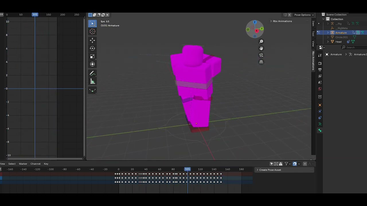 Roblox animation I made in Blender - YouTube