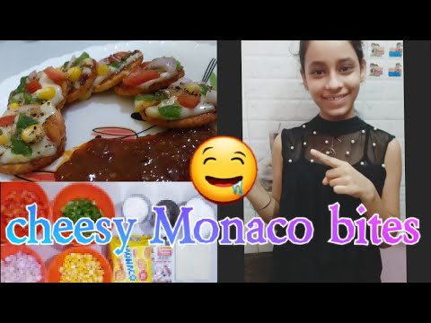 cheesy Monaco bites recipe || cheesy pizza bite || same thing with ...