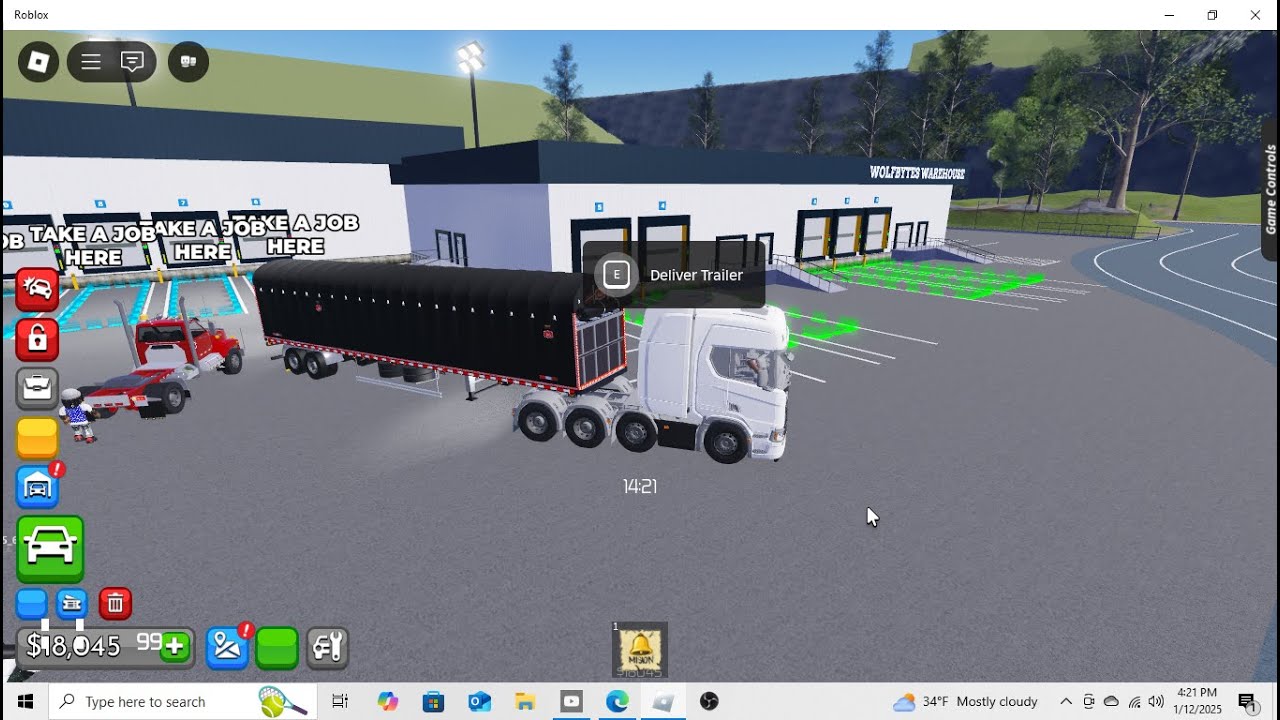 Trucking Empire Roblox DRIVING IN NEW TRUCK - YouTube