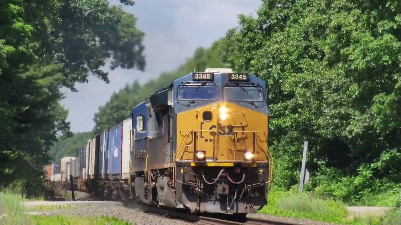 CSX I022 with MEC 7595 at Wilbraham, MA 6/13/22 - YouTube