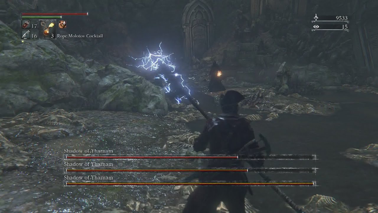 Bloodborne Shadow of Yharnam Boss Fight - YouTube