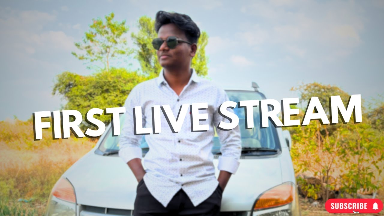 FIRST LIVE STREAM EVER !!! - YouTube
