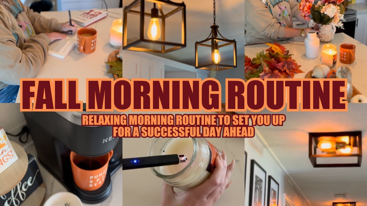 🍂 The ULTIMATE Cozy Fall Morning Routine Before Work! 🍂 - YouTube