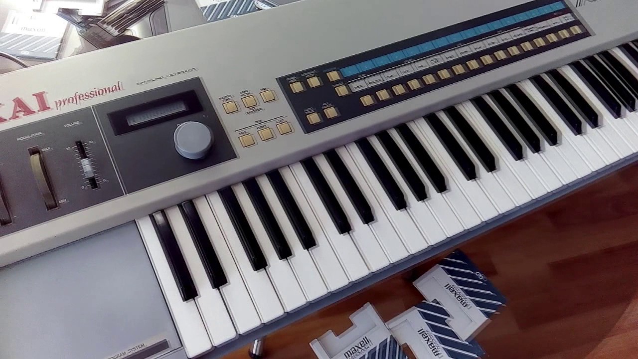 ASK 70-memory expander for Akai X7000,Akai S700. - YouTube