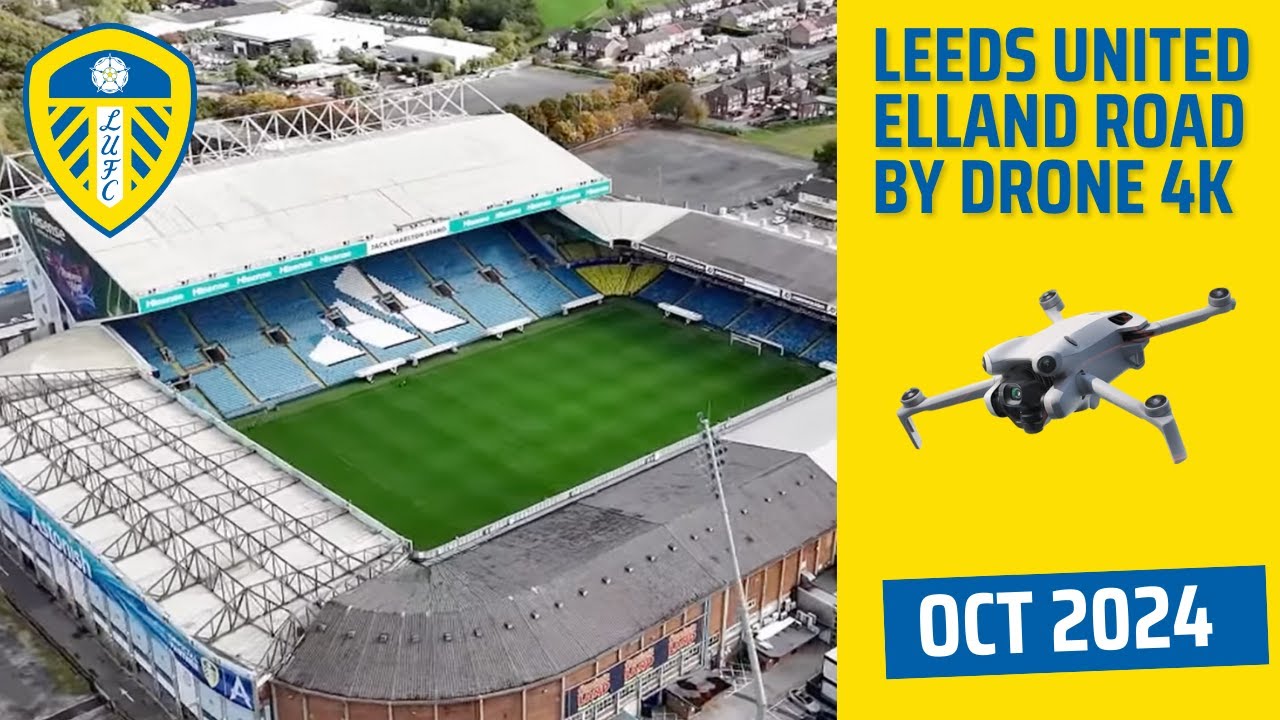 Leeds United Elland Road by Drone 4K - YouTube