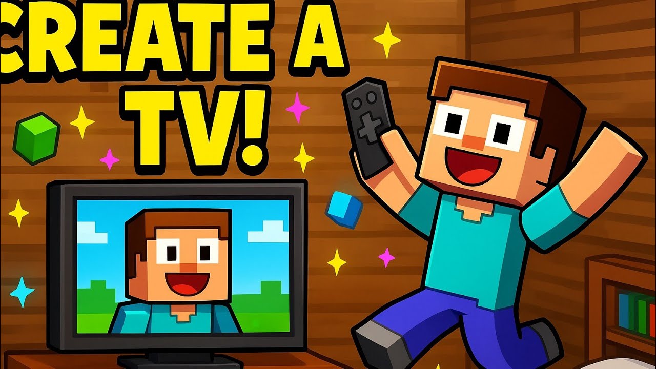 "How to Make a Working TV in Minecraft (No Mods) | Minecraft TV ...