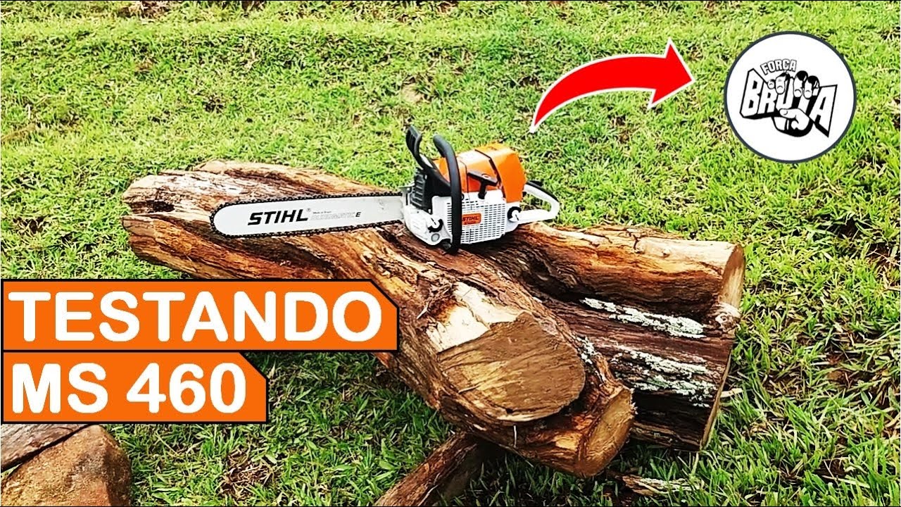 TESTANDO - Motosserra STIHL MS 460 - YouTube
