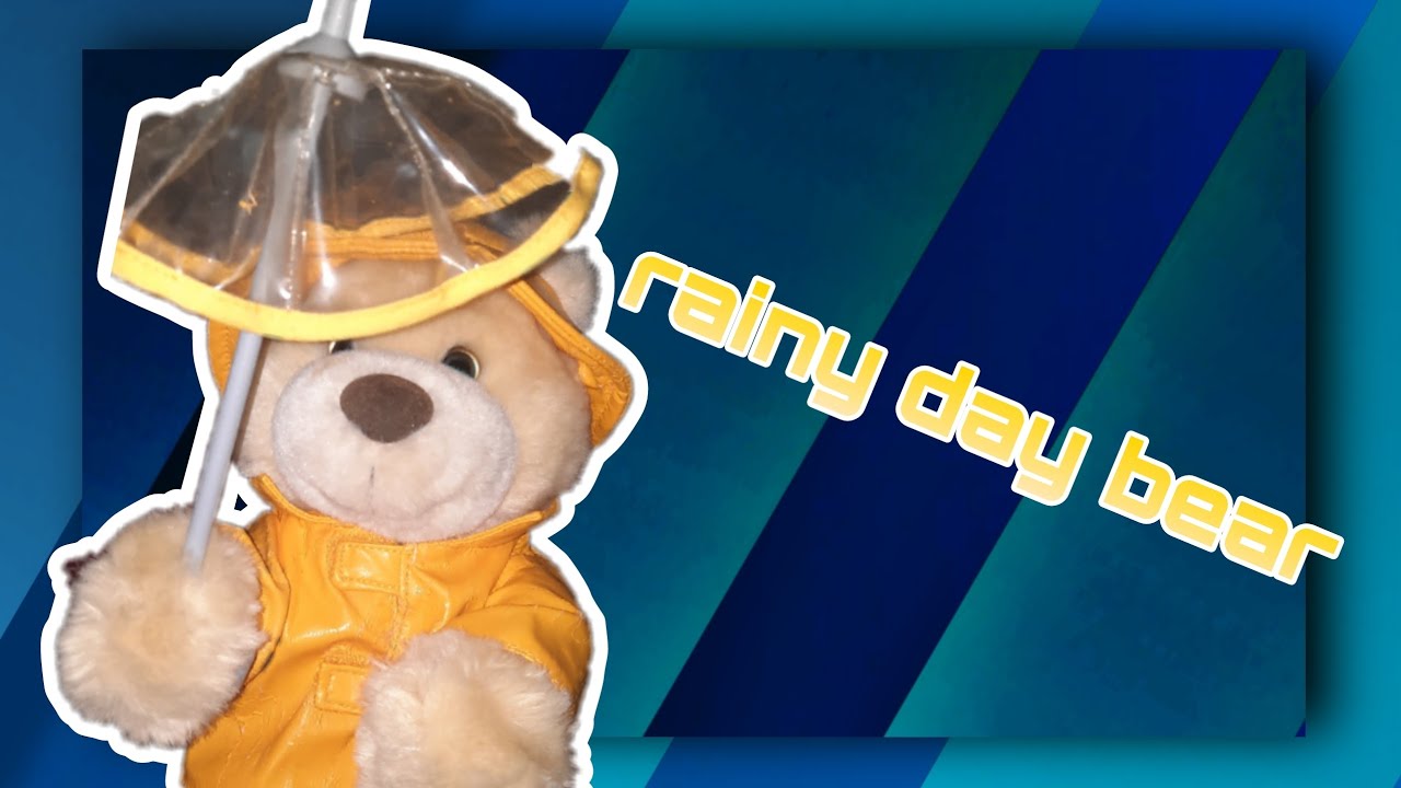 Knockoff animated rainy day bear ( singing in the rain ) - YouTube