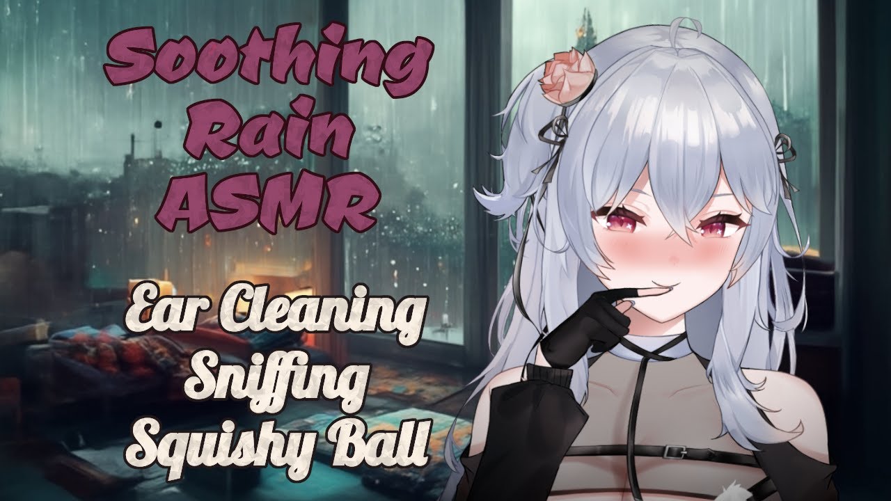 【ASMR】 December 18th, 2022 🌸 Ear Cleaning / Sniffing / Squishy Ball ...
