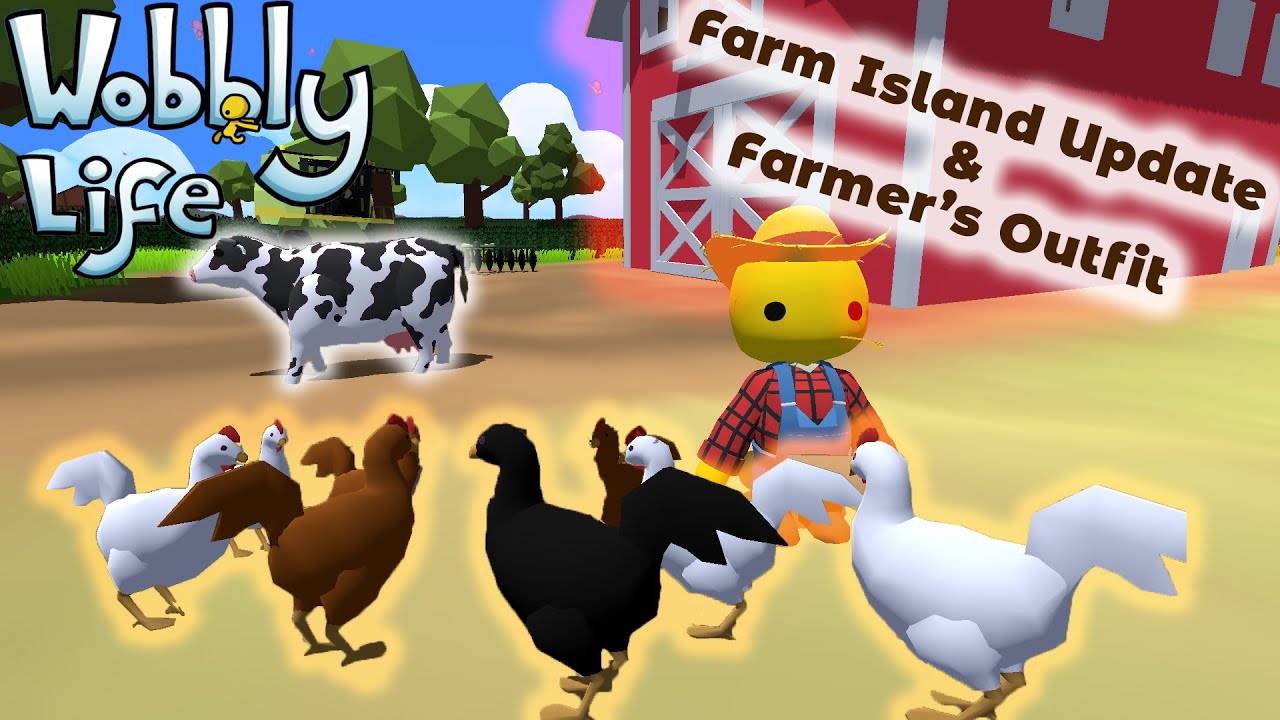 Wobbly Life Farm Outfit & Update With Cows, Chickens, and Pigs. - YouTube