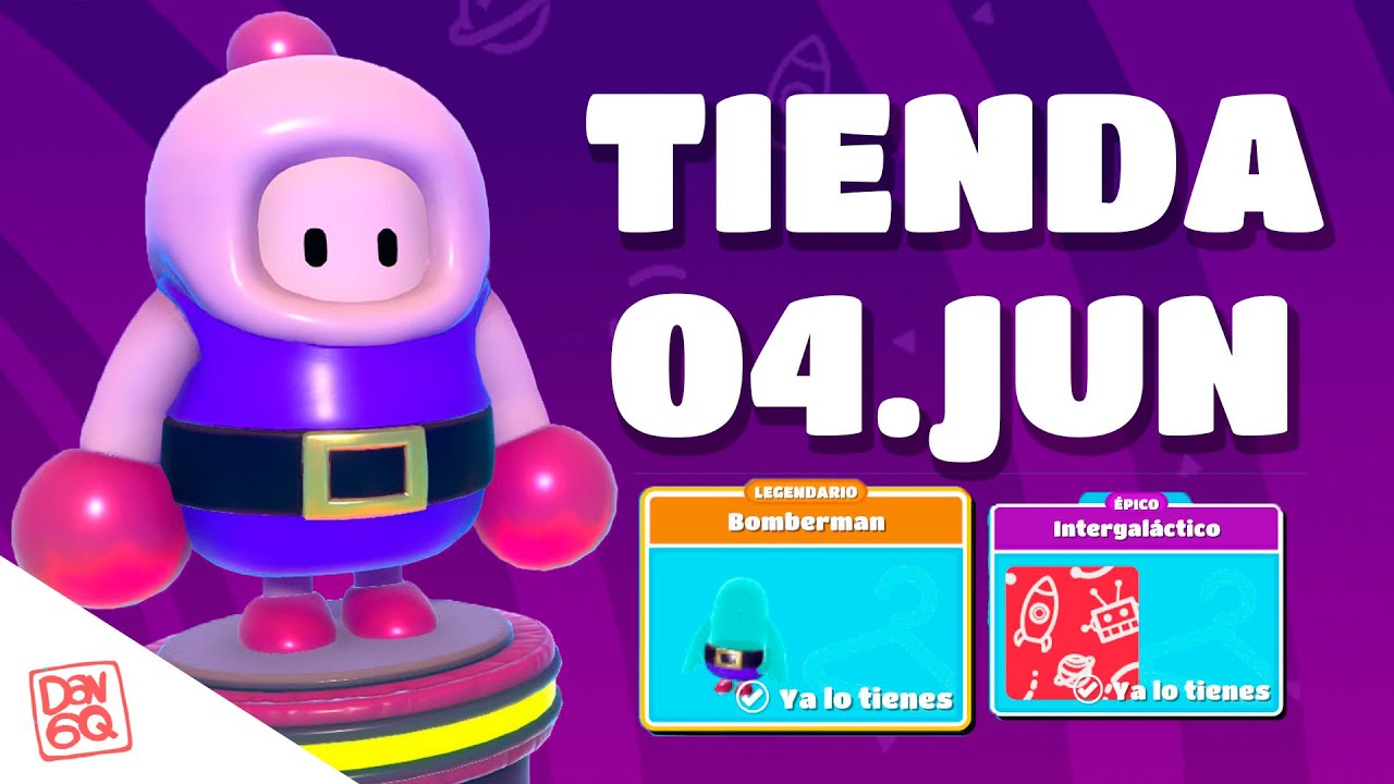 *BOMBERMAN* EN LA TIENDA DE FALL GUYS 4 DE JUNIO | DavGQ - YouTube